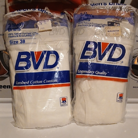 Bvd | Underwear & Socks | Vintage Bvd Mens White Cotton Briefs | Poshmark